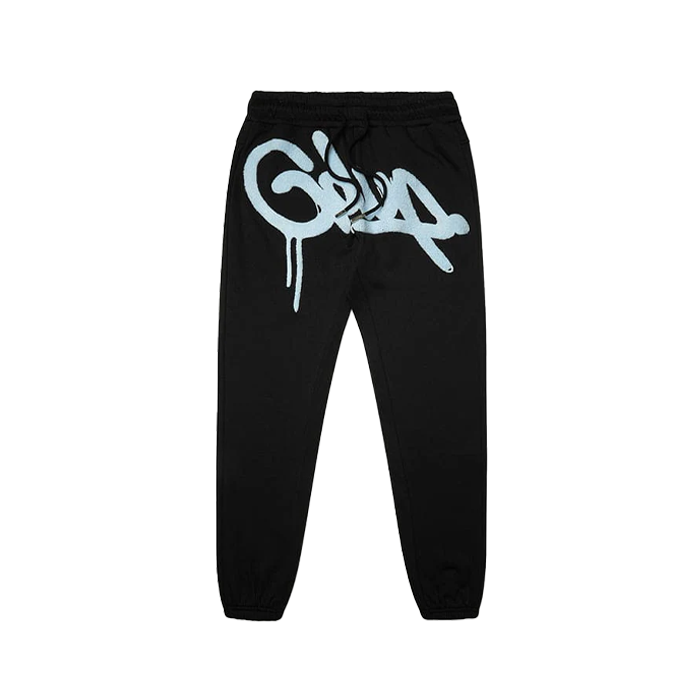 GEEDUP. Handstyle Trackpants - 'Black Baby Blue' – Sole Provider
