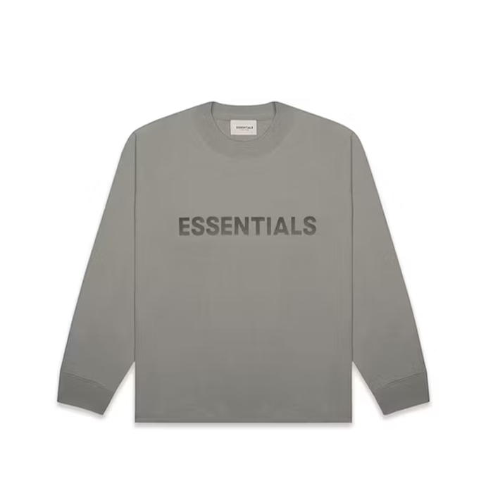 Fear of God Essentials 3D Logo Long Sleeve - 'Cement' – Sole Provider