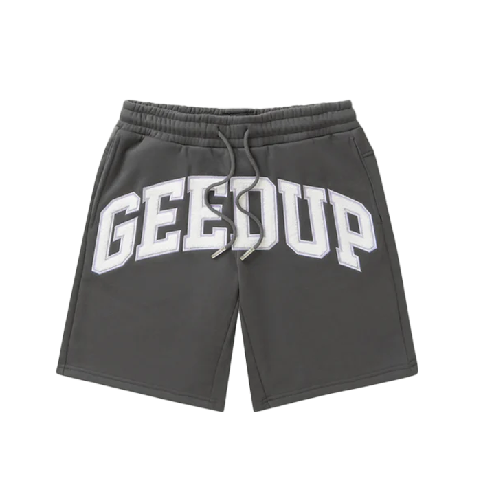 GEEDUP. Team Logo Shorts - 'Asphalt Grey' – Sole Provider