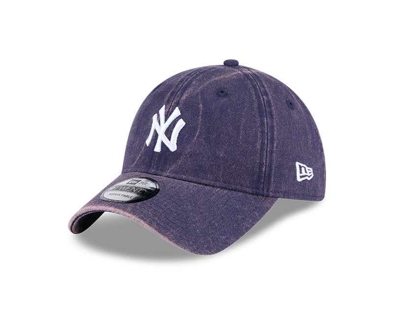 New Era New York Yankees MLB 9TWENTY Strapback Snow Wash Seasonal 'Nav ...